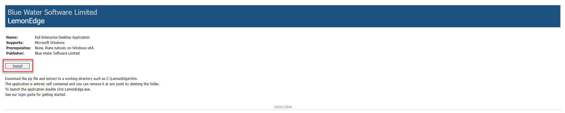 How to: Downloading LemonEdge – LemonEdge